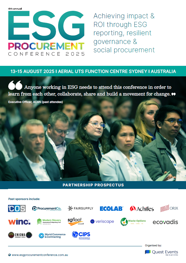 ESG Procurement Conference 2025 | Partnership Opportunities